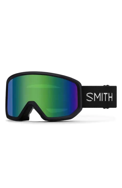 SMITH Transfer Snow Goggles - Black/green Sol-x Mirror