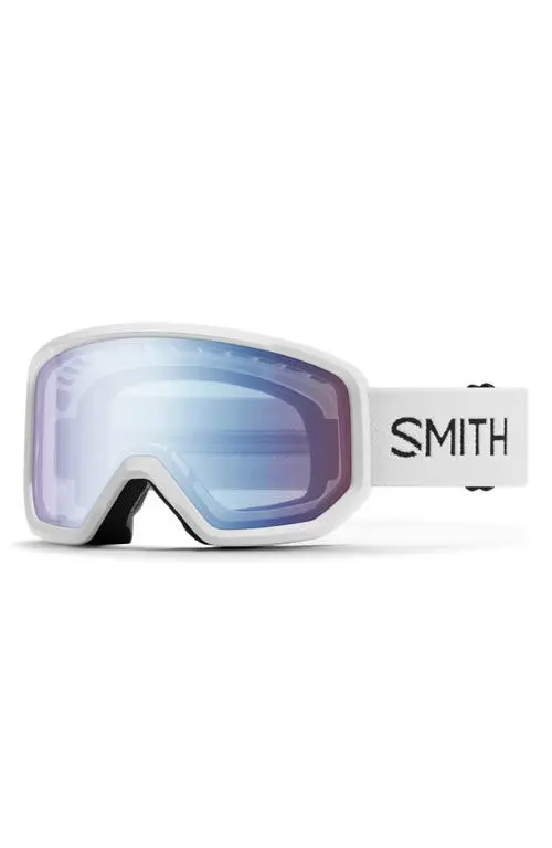 SMITH Transfer Snow Goggles - White/blue Sensor Mirror