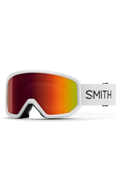 SMITH Transfer Snow Goggles - White/red Sol-x Mirror