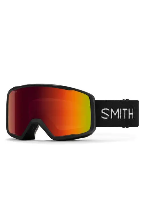 SMITH Tribute Snow Goggles - Black/red Sol-x Mirror