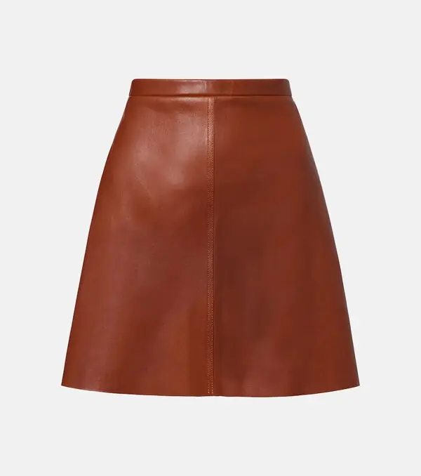 Stouls Lucie 22 Leather Miniskirt