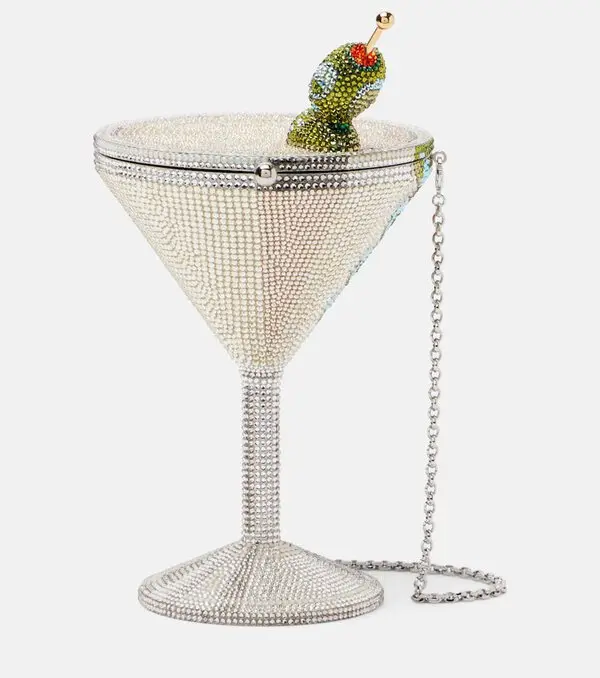 Judith Leiber Martini Crystal Clutch