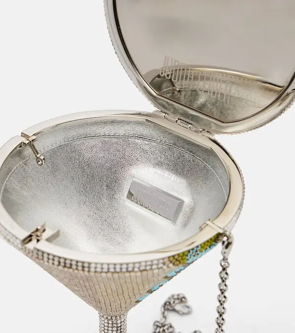 Judith Leiber Martini Crystal Clutch