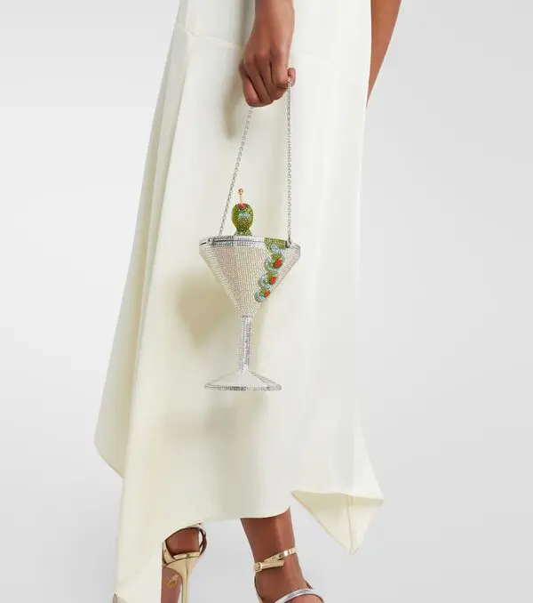 Judith Leiber Martini Crystal Clutch