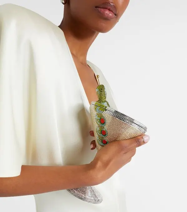 Judith Leiber Martini Crystal Clutch