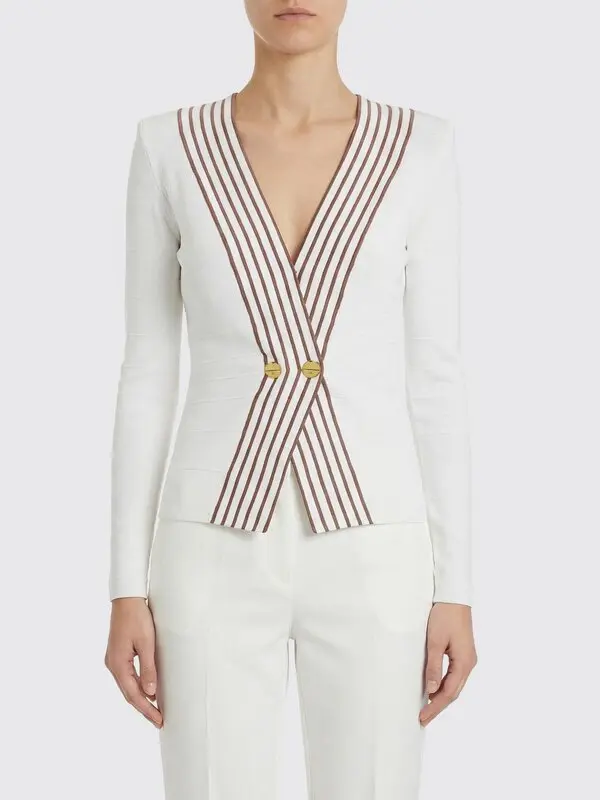 Elisabetta Franchi Top - Ivory