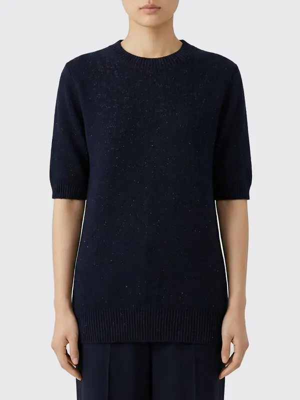 Fabiana Filippi Embellished Knit Sweater - Blue