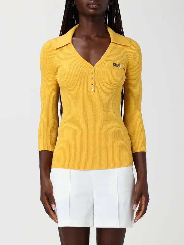 Elisabetta Franchi Polo Shirt - Yellow
