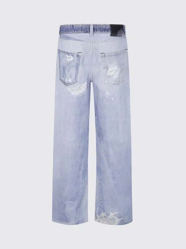 Our Legacy Full Cut Straight-leg Jeans With Trompe-l'œil Effect