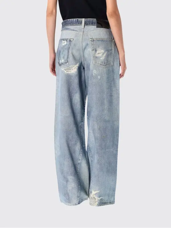 Our Legacy Art" Wide Leg Jeans In Light Wash - Denim