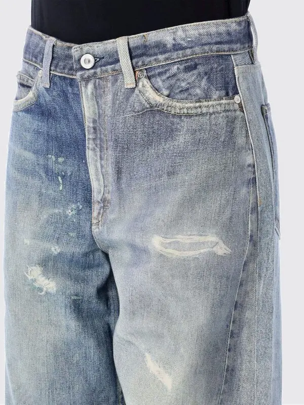 Our Legacy Art" Wide Leg Jeans In Light Wash - Denim