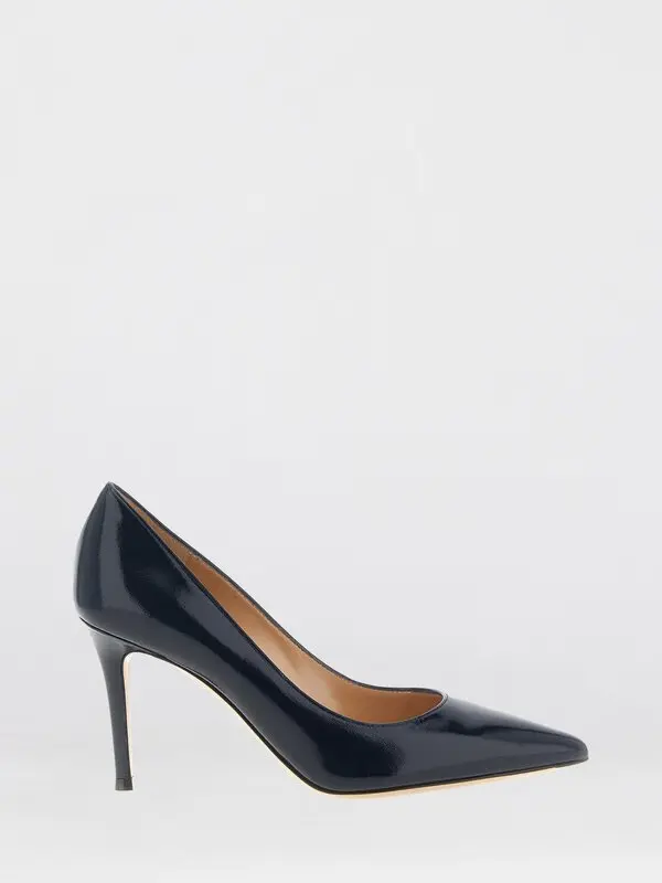 GIANVITO ROSSI Pointed Toe Stiletto Pumps - Blue