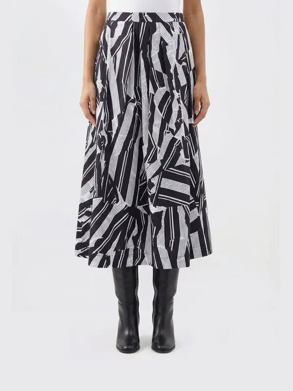 Dries Van Noten Printed Skirt - Black