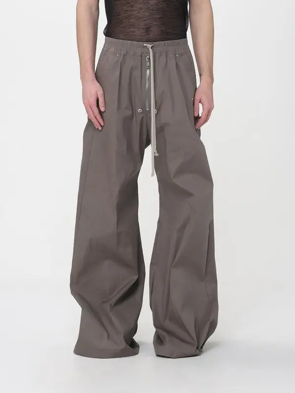 Rick Owens Wide Leg Trousers - Rust