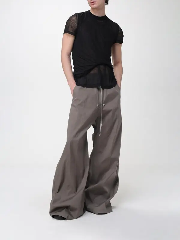 Rick Owens Wide Leg Trousers - Rust