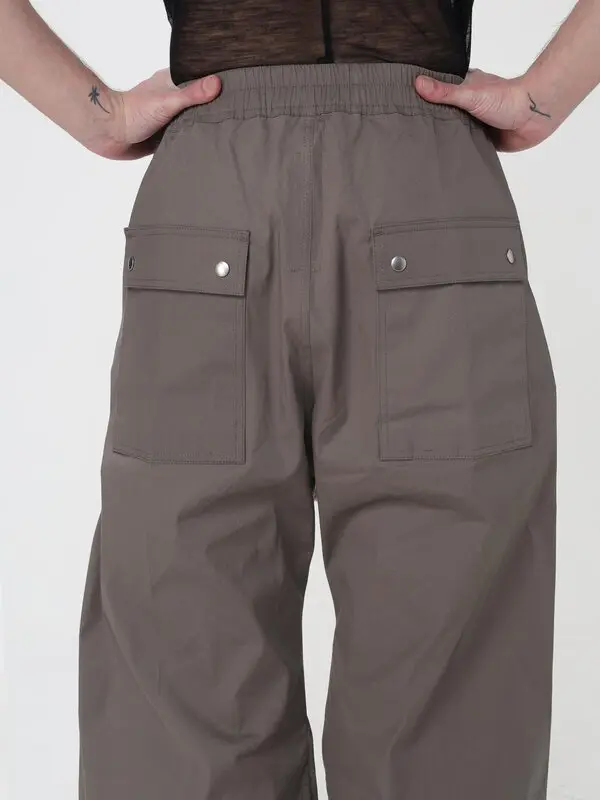 Rick Owens Wide Leg Trousers - Rust