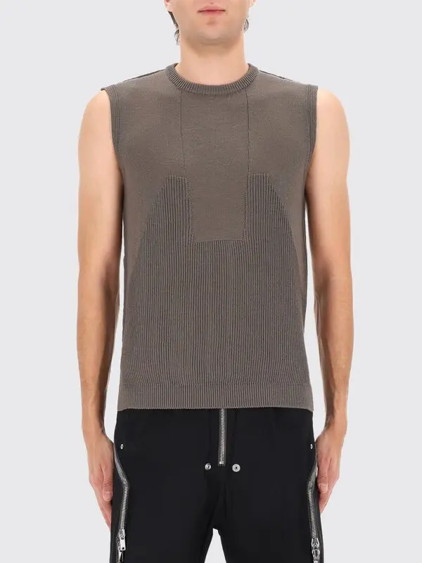 Rick Owens Sleeveless Knit Sweater - Brown