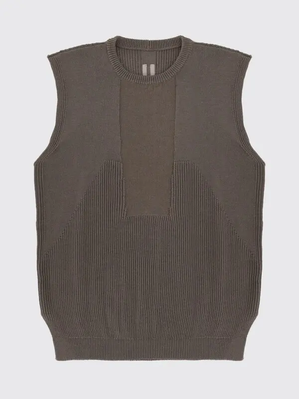 Rick Owens Sleeveless Knit Sweater - Brown