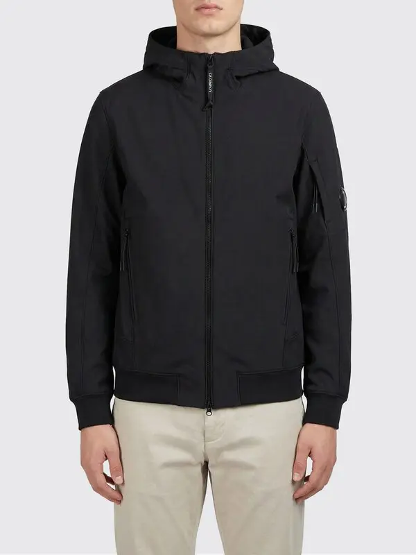 C.P. COMPANY Hooded Zip-up Jacket - Black