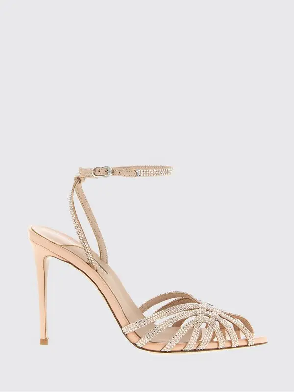 LE SILLA Embellished Stiletto Heeled Sandals - Pink