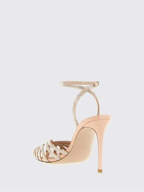LE SILLA Embellished Stiletto Heeled Sandals - Pink