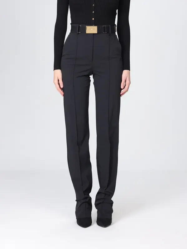 Elisabetta Franchi Trousers - Black