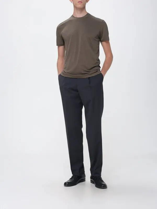 TOM FORD Crewneck Lyocell And Cotton Blend T-shirt - Grey