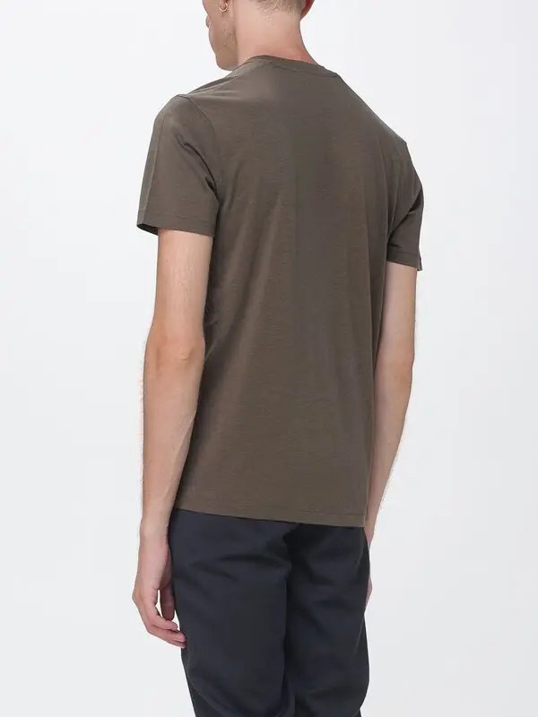 TOM FORD Crewneck Lyocell And Cotton Blend T-shirt - Grey