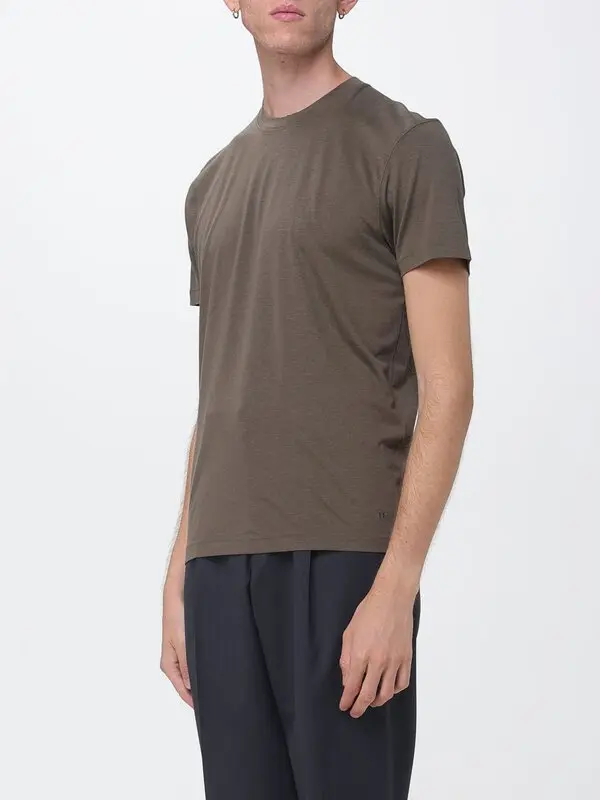 TOM FORD Crewneck Lyocell And Cotton Blend T-shirt - Grey