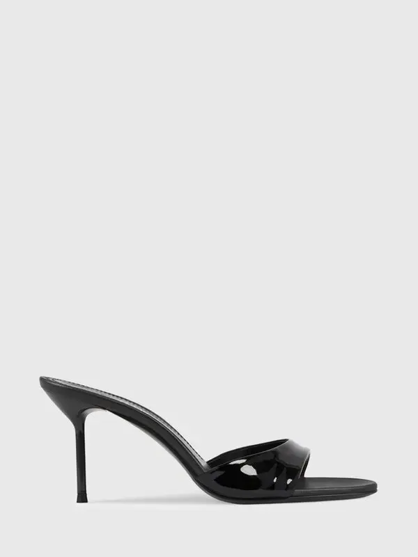 Paris Texas Heeled Sandal - Black