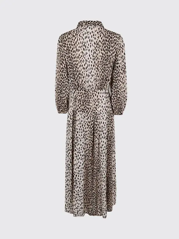 Rixo Leopard Print Midi Dress