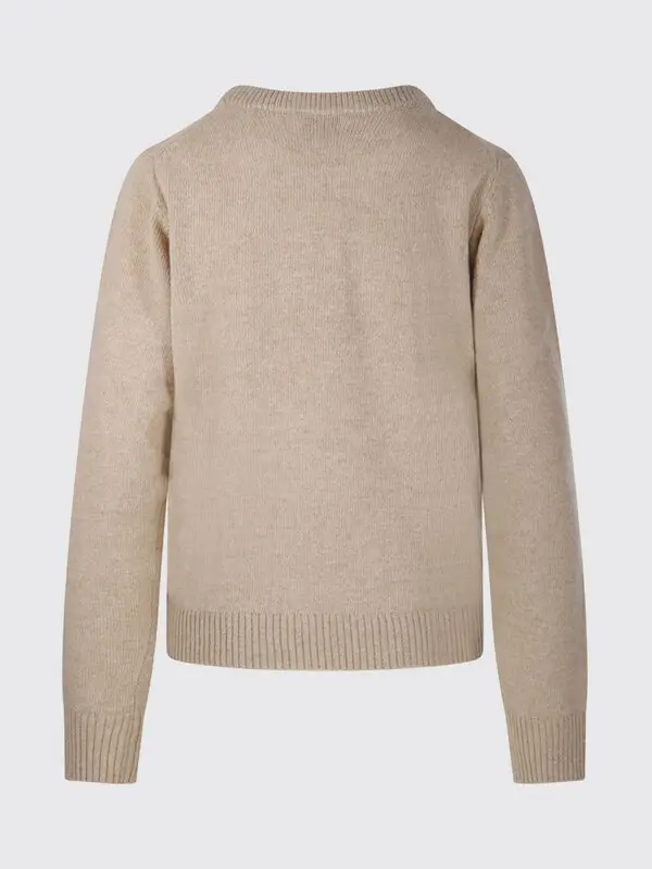 GANNI Graphic Knit Sweater - Camel