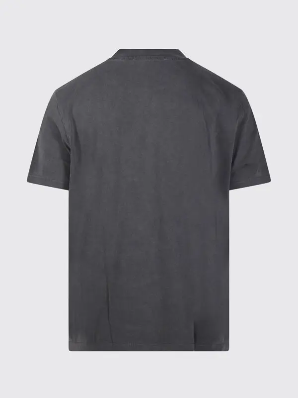 Our Legacy Crewneck Cotton T-shirt With Dropped Shoulders - Black