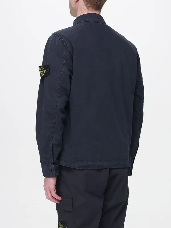 Stone Island Zip-up Jacket - Navy