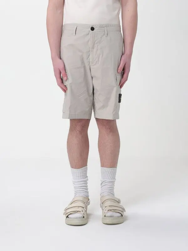Stone Island Cargo Shorts - Grey