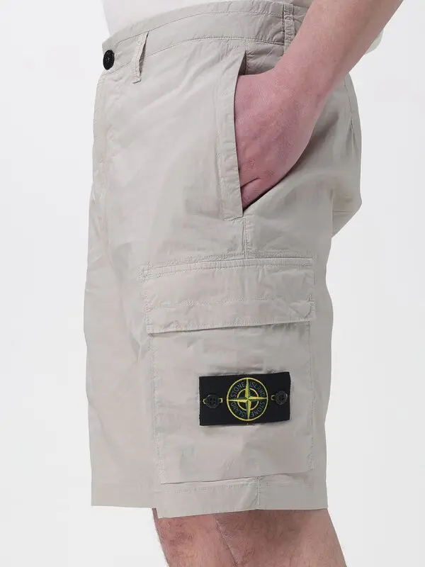 Stone Island Cargo Shorts - Grey