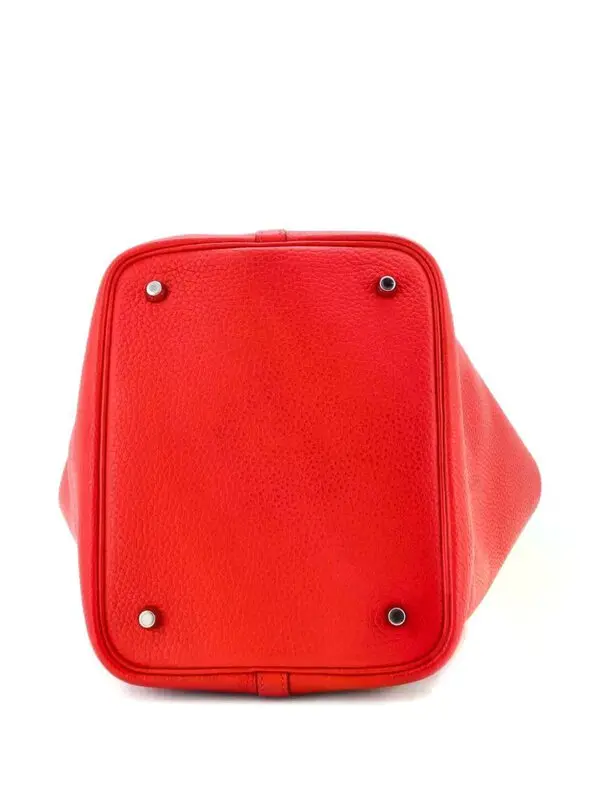 Hermès Picotin Lock Bag Clemence Mm - Red