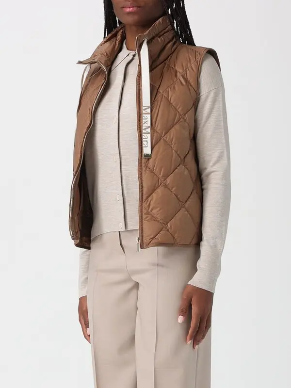 Max Mara Quilted Waistcoat - Beige