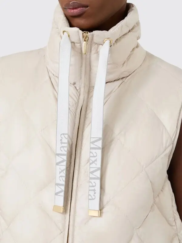 Max Mara Quilted Waistcoat - Sand