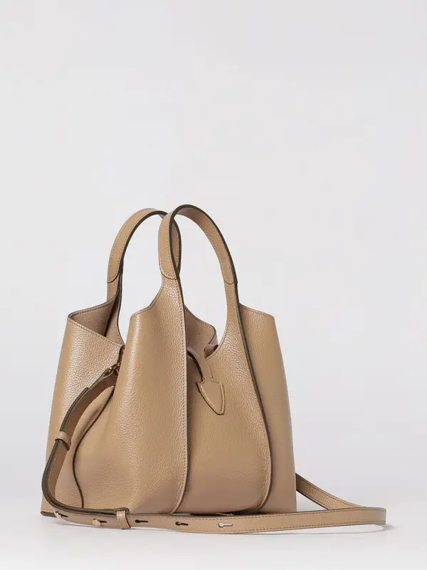 TOD'S Leather Shoulder Bag - Beige