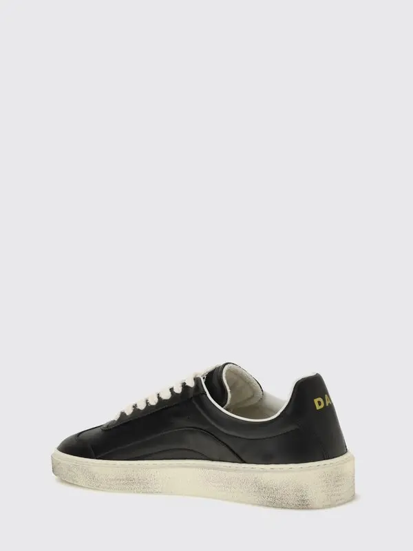 Dsquared2 Leather Lace-up Sneakers - Black