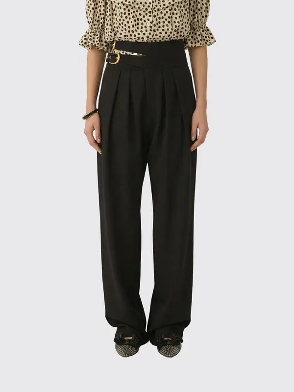 Chloé High-waisted Tailored Pants - Black