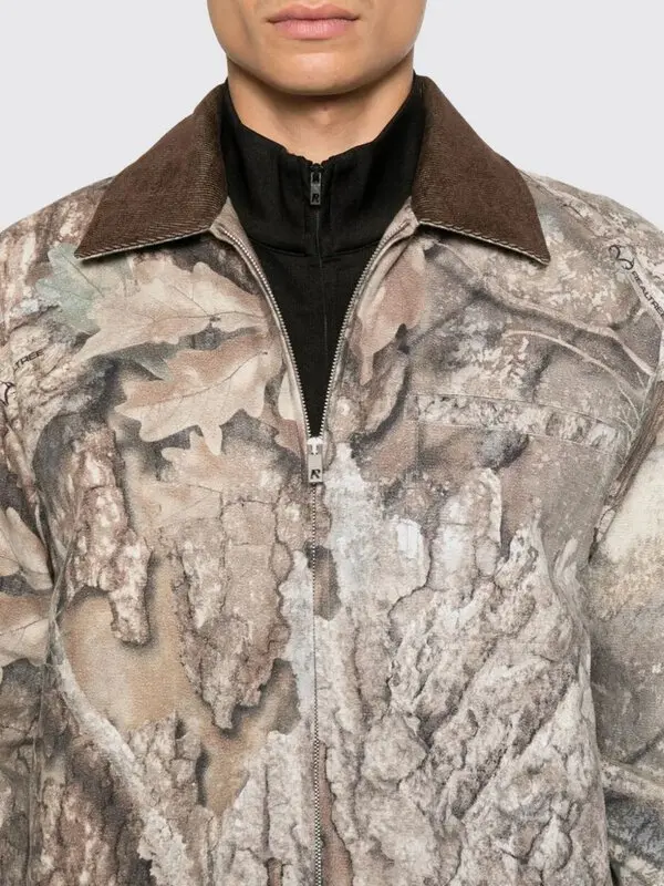 REPRESENT Camouflage Print Zip-up Jacket - Multicolor