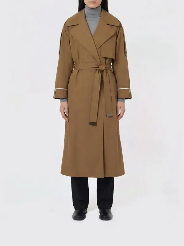 Max Mara Belted Trench Coat - Brown
