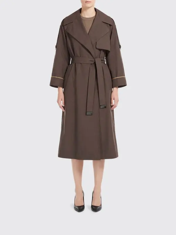 Max Mara Belted Jacket - Mud