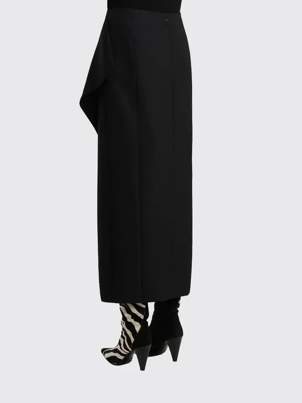 Khaite Asymmetrical Midi Skirt