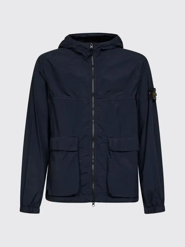 Stone Island Hooded Jacket - Blue