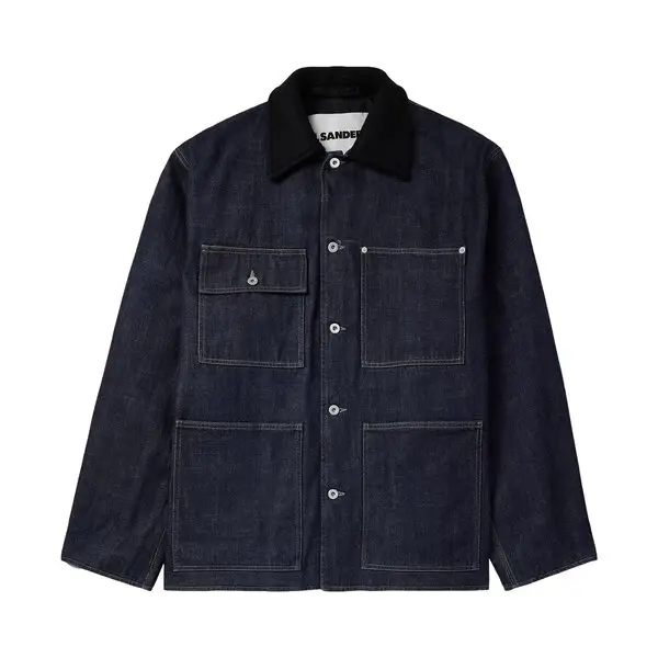 JIL SANDER Denim Caban Jacket