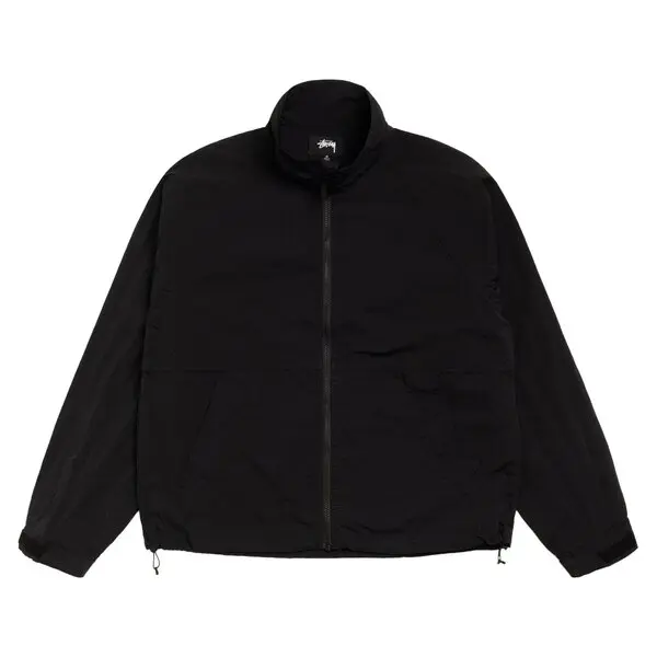 StüSsy Warm Up Jacket - Black | Editorialist