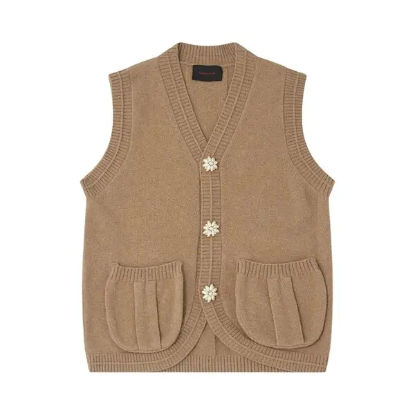 Simone Rocha Knit Vest With Buttons